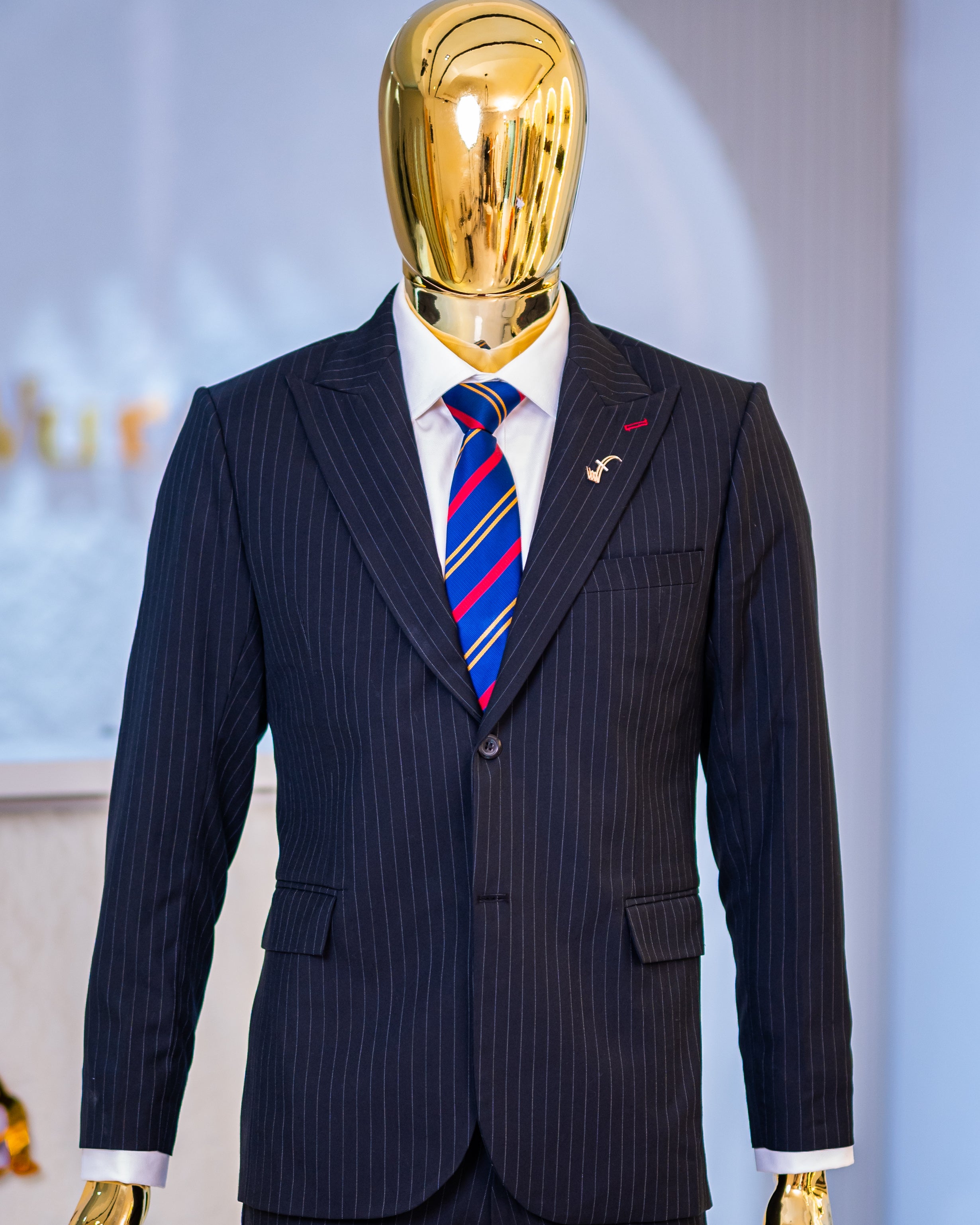 The Robert Pin-striped Suit – Wurafadaka